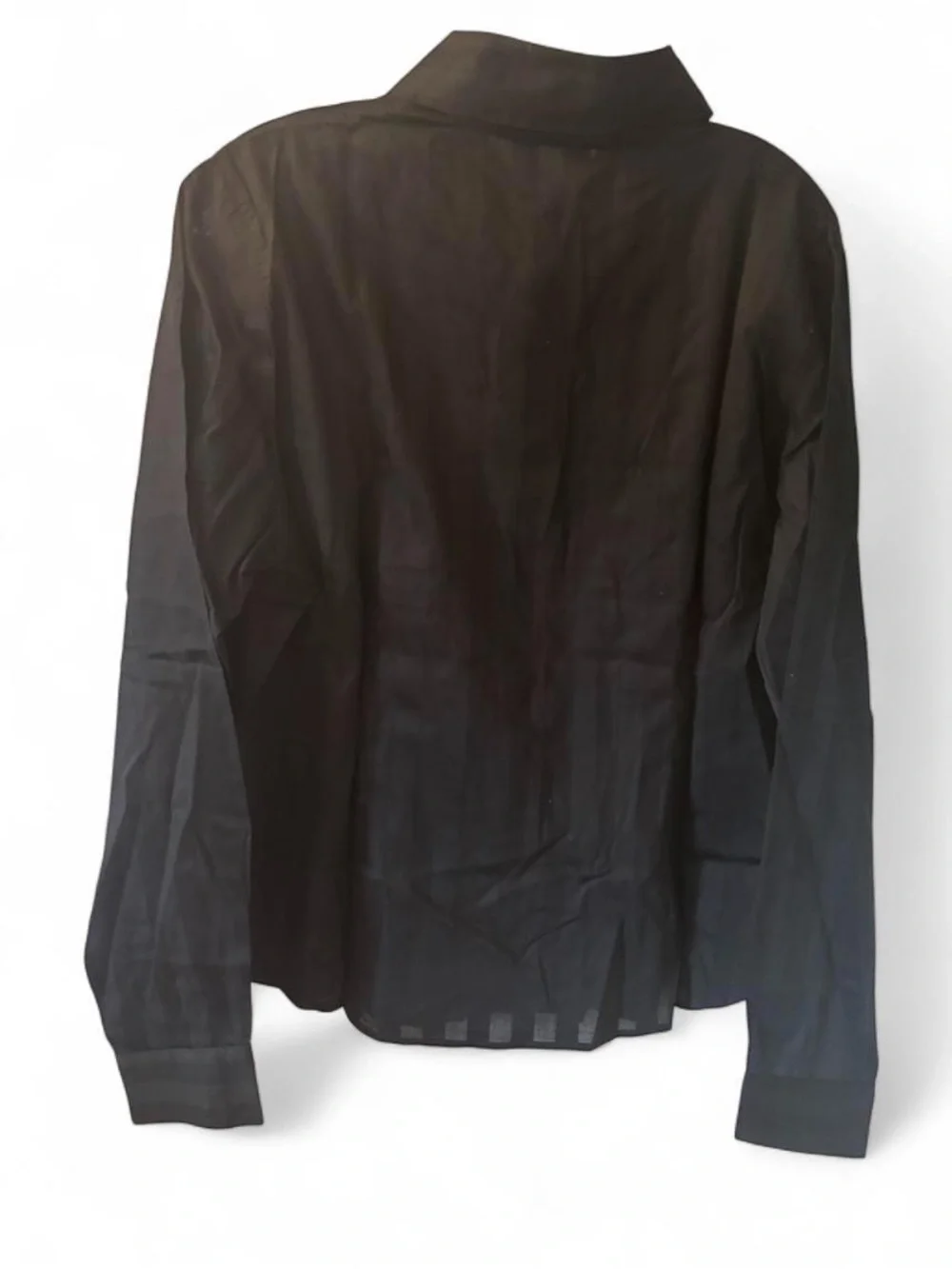 Anne Fontaine | Tops | Anne Fontaine Paris Black Sheer Stripe ...